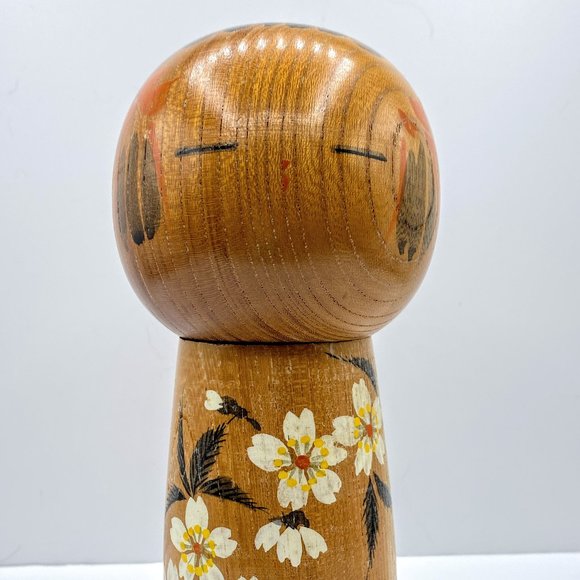Art | Rare Creative Kokeshi Doll By Hogetsu Maruyama White Sakura 65 ...